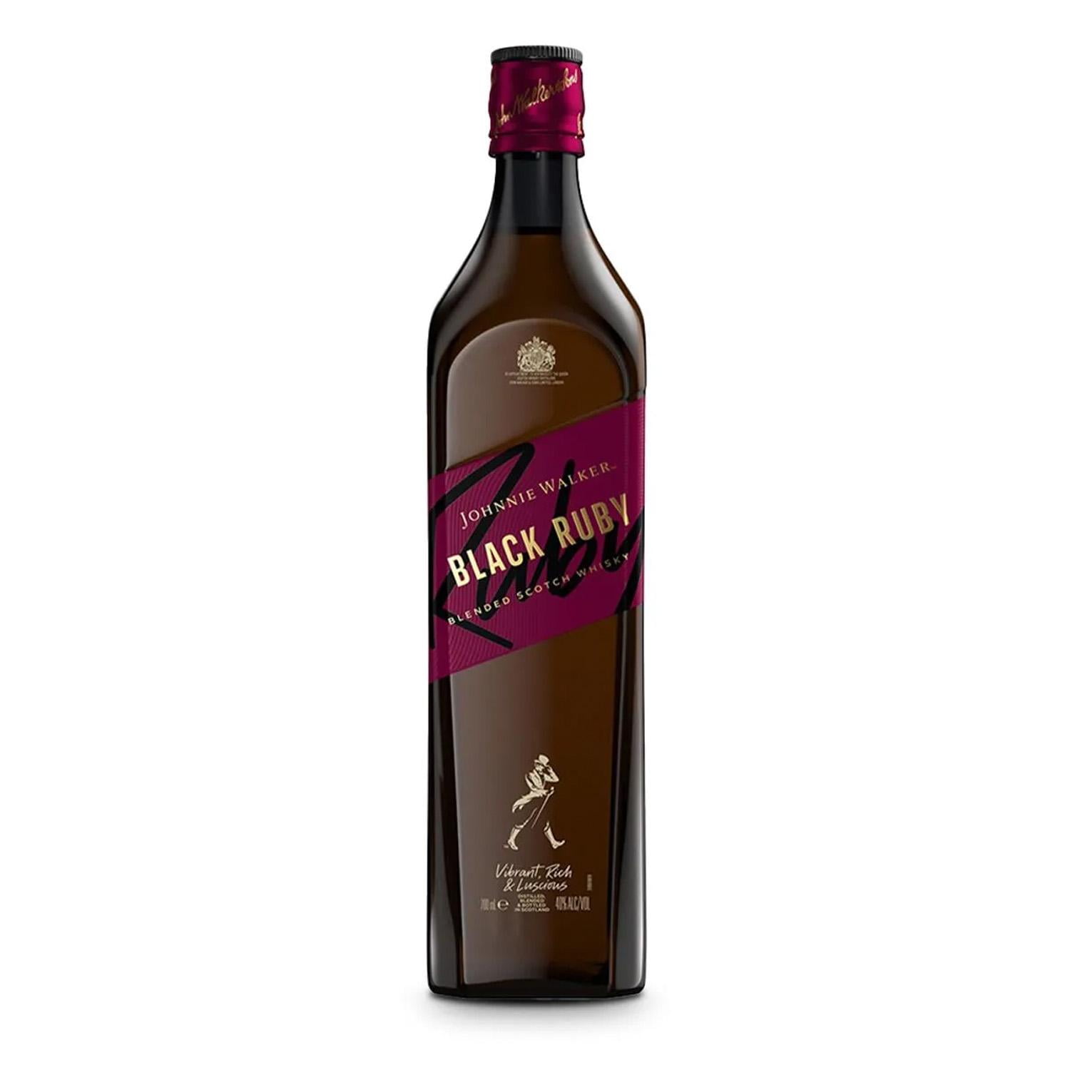 Pack de 12 Whisky Johnnie Walker Black Ruby 750 ml | Walmart en línea