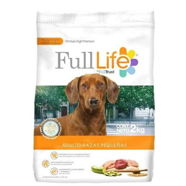 Croqueta Full life Adulto razas pequeñas 2 kg Full Life Croquetas Full ...