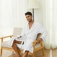U2skiin Mens Terry Cloth Robe 100 Cotton Soft Spa Bathrobes For Men