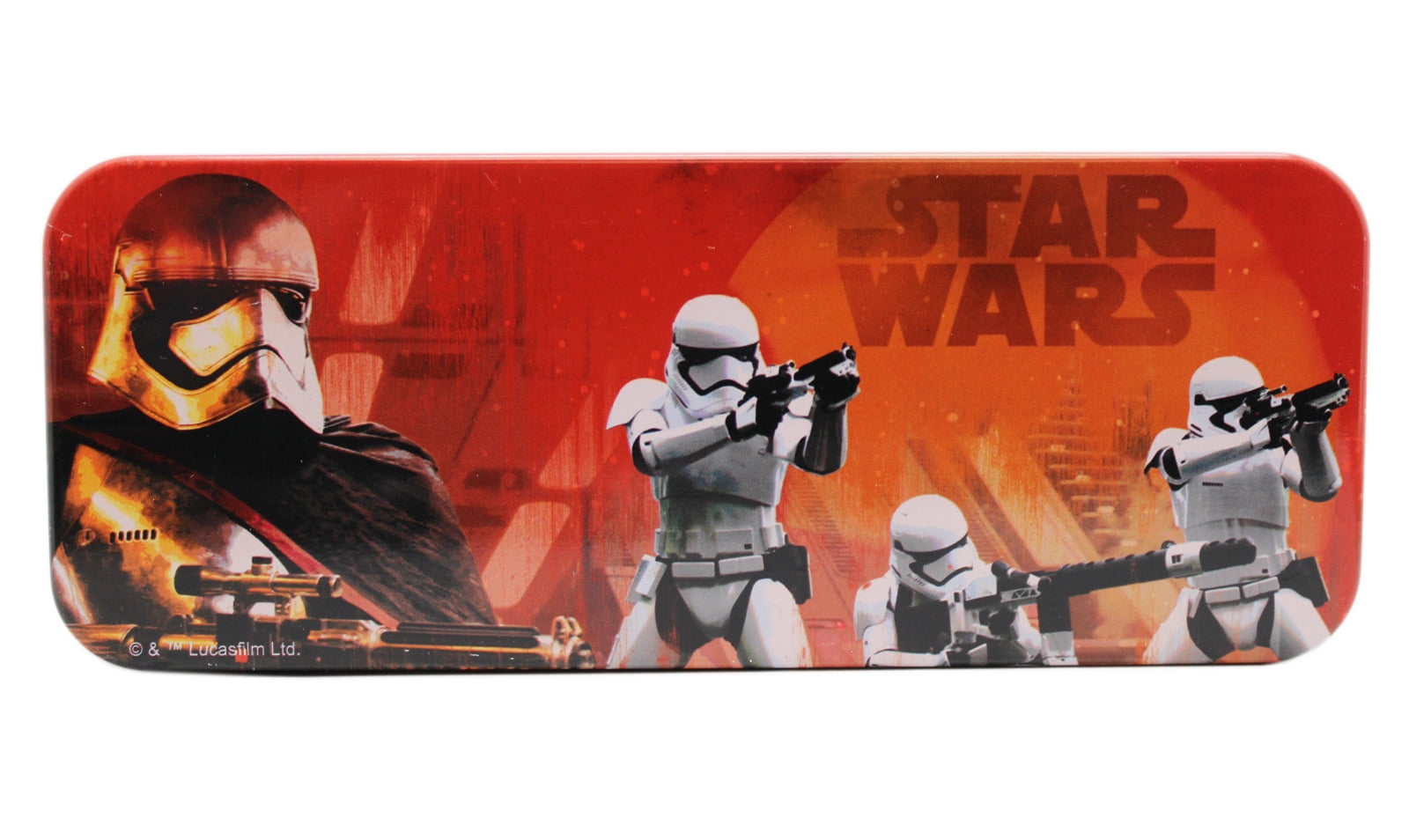 Star Wars: The Force Awakens Storm Trooper Tin Pencil Box - Walmart.com
