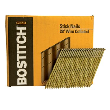 Bostitch S12D131-FH 3-1/4" 12d Plain Shank Stick Nails 2,000 Count ...