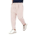 Fabrcox Mens Hip Hop Harem Pants Fashion Solid Color Oversized Tapered ...