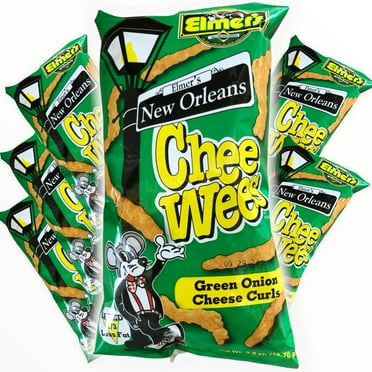 Elmer's Baked Cheese Flavored Chee Wees New Orleans Snacks, Variety 8 ...