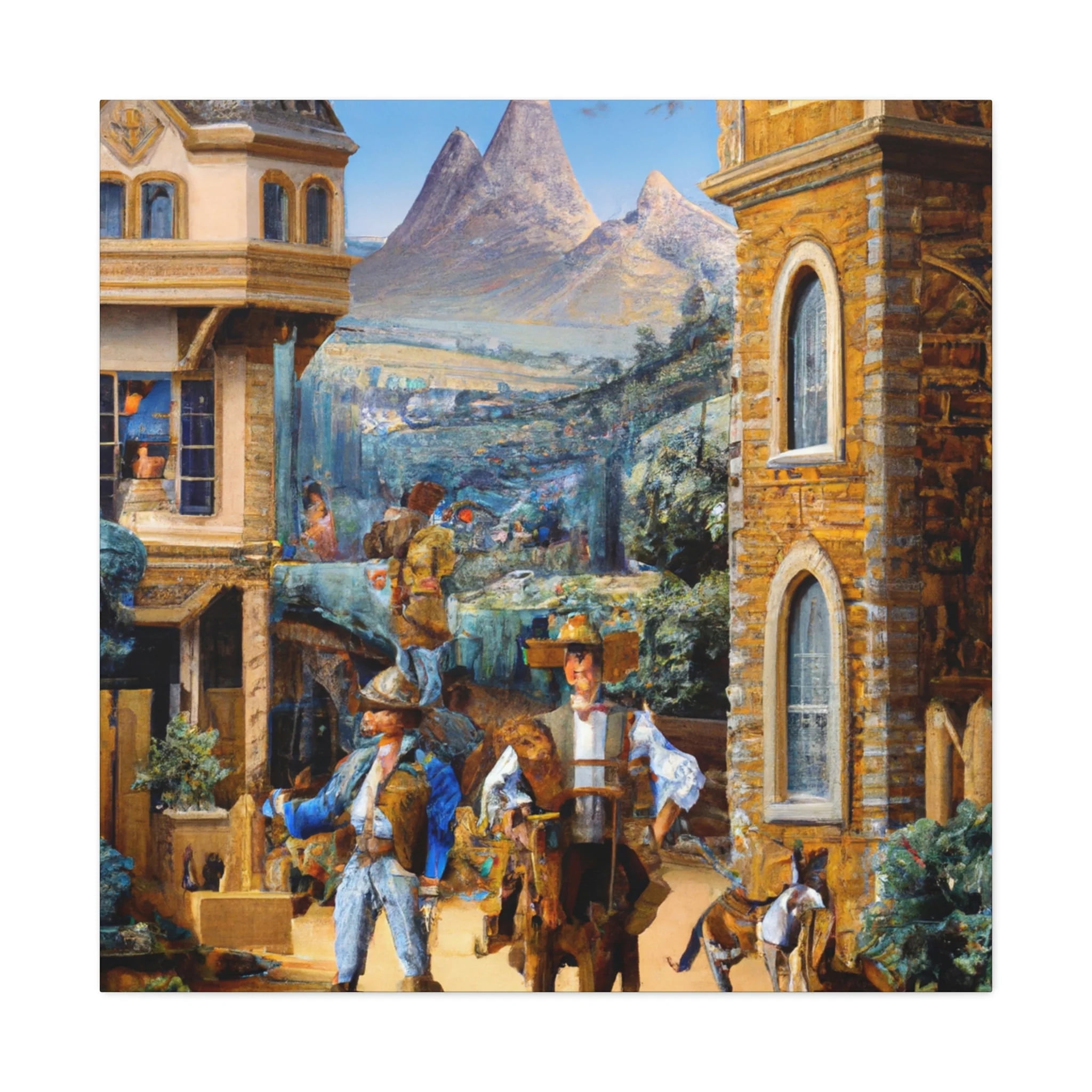 Frontier Town Rococo - Canvas - Walmart.com