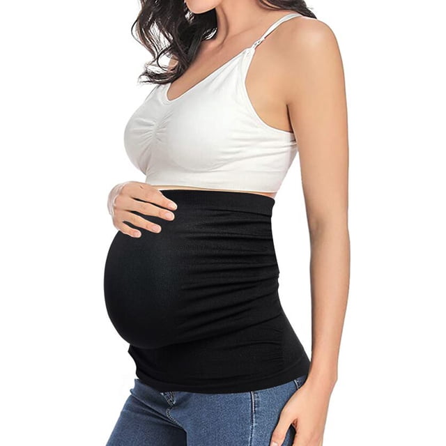 Maternity Fit Seamless Maternity Shapewear Belly Band for All Stage of ...