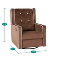 Relieve Muscle Aches with Nursery Glider, Upholstered Rocker Recliner ...