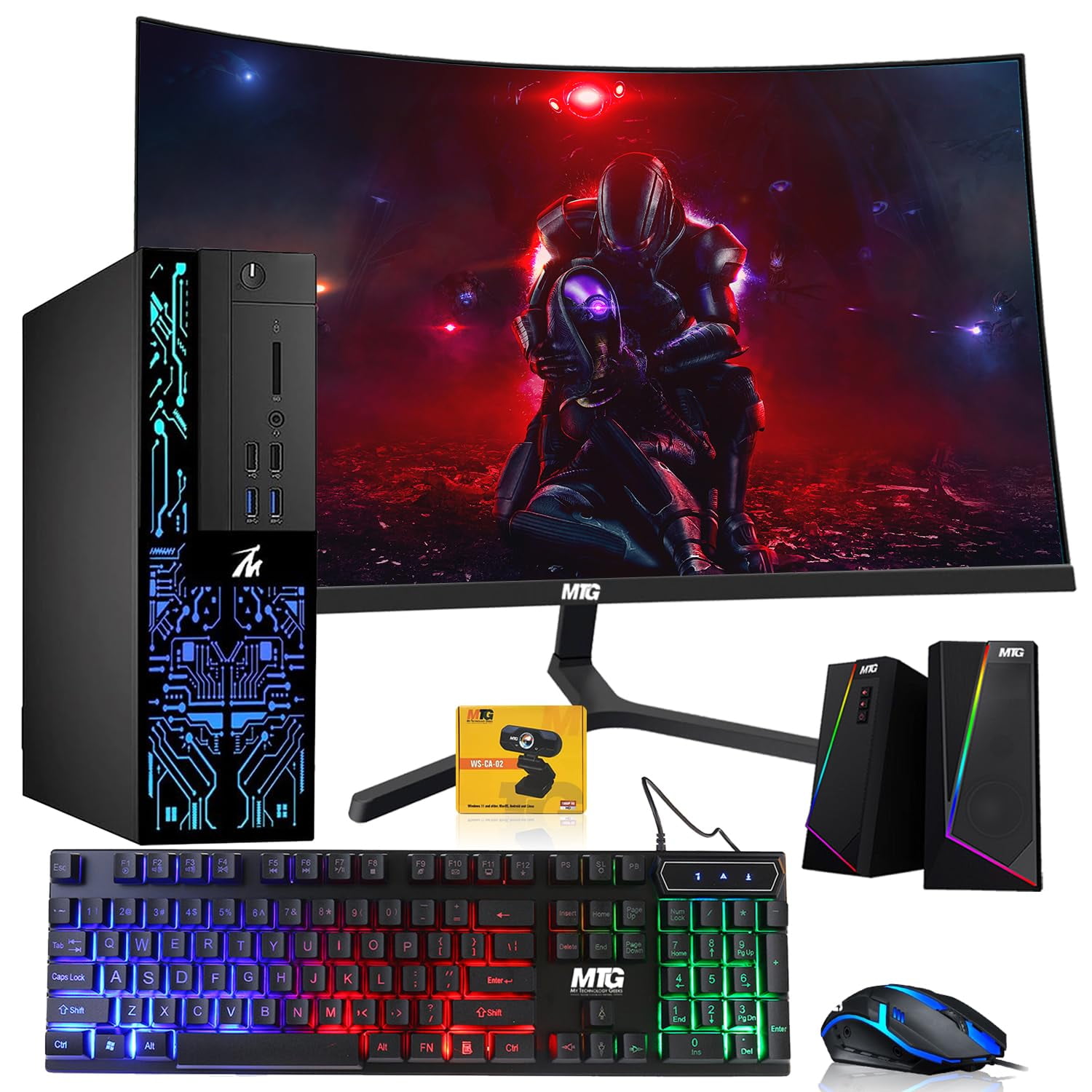 Restored TechMagnet Computer Desktop PC,Intel Core i5-6500,Siwa 6,New ...