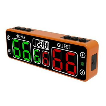 Portable Electronic Scoreboard with LED Display and Remote Control for ...