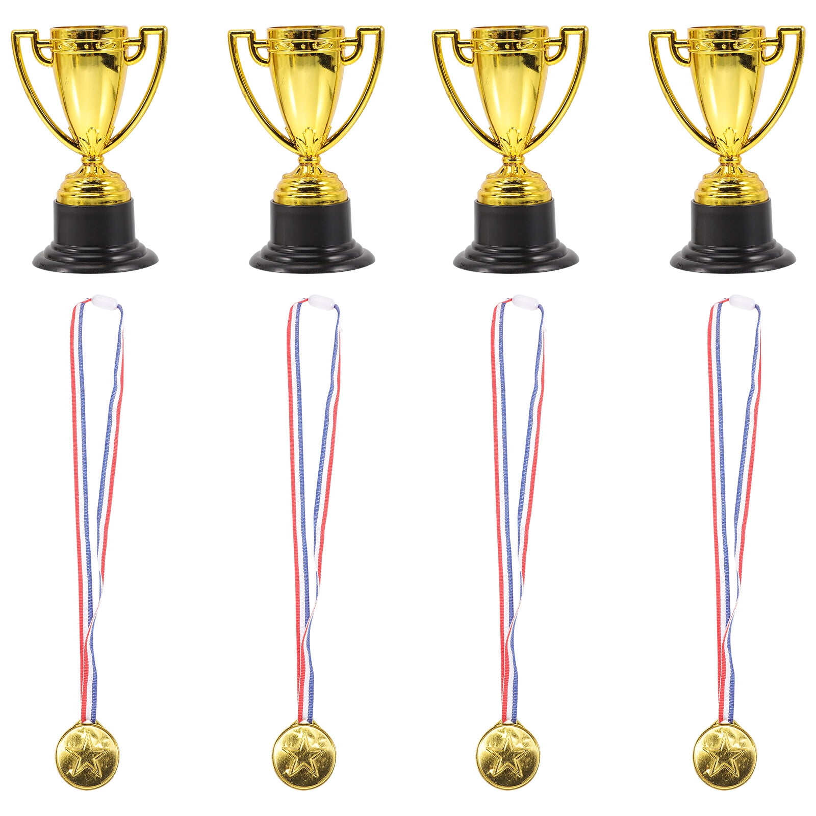 Homemaxs 8Pcs Miniature Trophies Models Small Plastic Medal Models ...