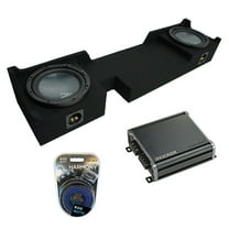 04-08 Ford F-150 Ext Super Cab Truck Harmony R104 Dual 10" Sub Box & HA-A400.1 - Walmart.com