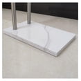 41 Inch Standing Towel Rack, Double L-Shape Bathroom Towel Holder with ...