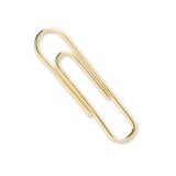 ACCO Gold Tone Clips, Smooth Finish, Jumbo Size, 50/Box - Walmart.com