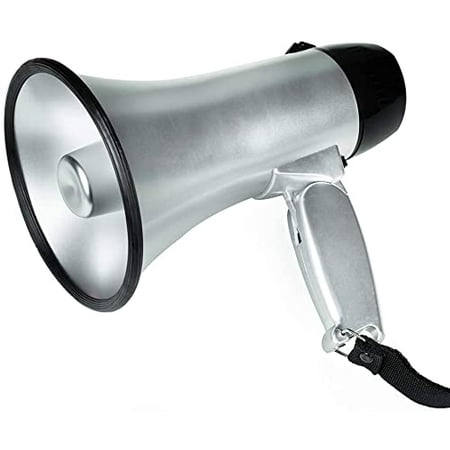 MyMealivos Portable Megaphone Bullhorn 20 Watt Power Megaphone Speaker ...