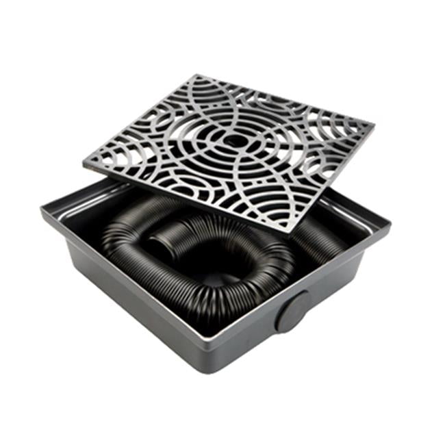 StealthDrain Low Profile Catch Basin - Black - Walmart.com