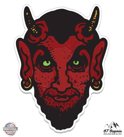 Satan - 12" Vinyl Sticker Waterproof Decal - Walmart.com