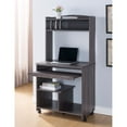 Lustrous Computer Cart With Castors, Gray - Walmart.com