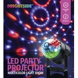 BrightSide Multicolor LED Disco Party Projector, Rotating Light Show ...