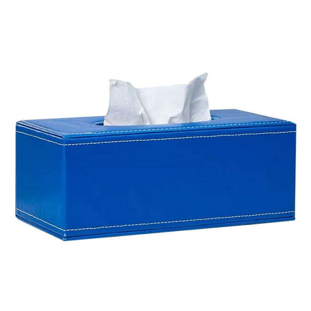 Leather tissue box cover rectangular square tissue box rack - Walmart.ca