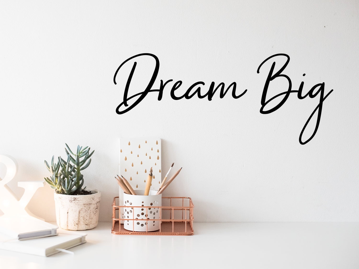 Dream Big Cursive | Office Wall Decal - Walmart.com