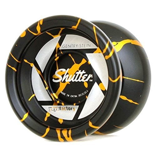 YoYoFactory Shutter Yo-Yo - Black and Gold - Walmart.com
