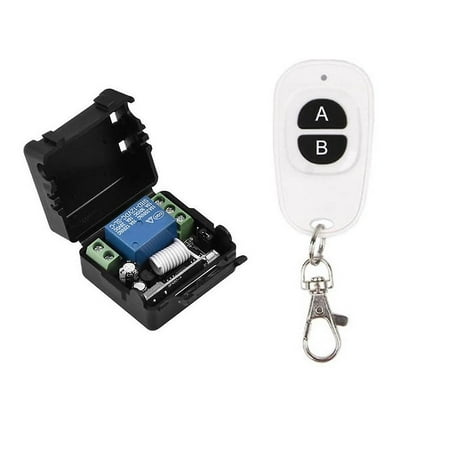Dc 12v Single Channel Relay+ 1x 2 Key Remote Control Transmitter Kit ...