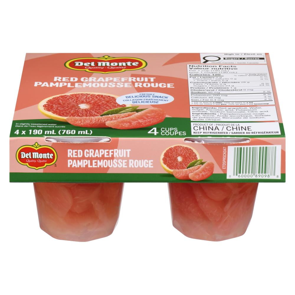 Click here for Del Monte Red Grapefruit 190ml prices