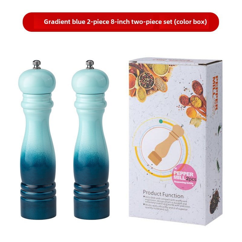 Click here for Unbranded Elegant Gradient Blue Wooden Manual Pepp... prices