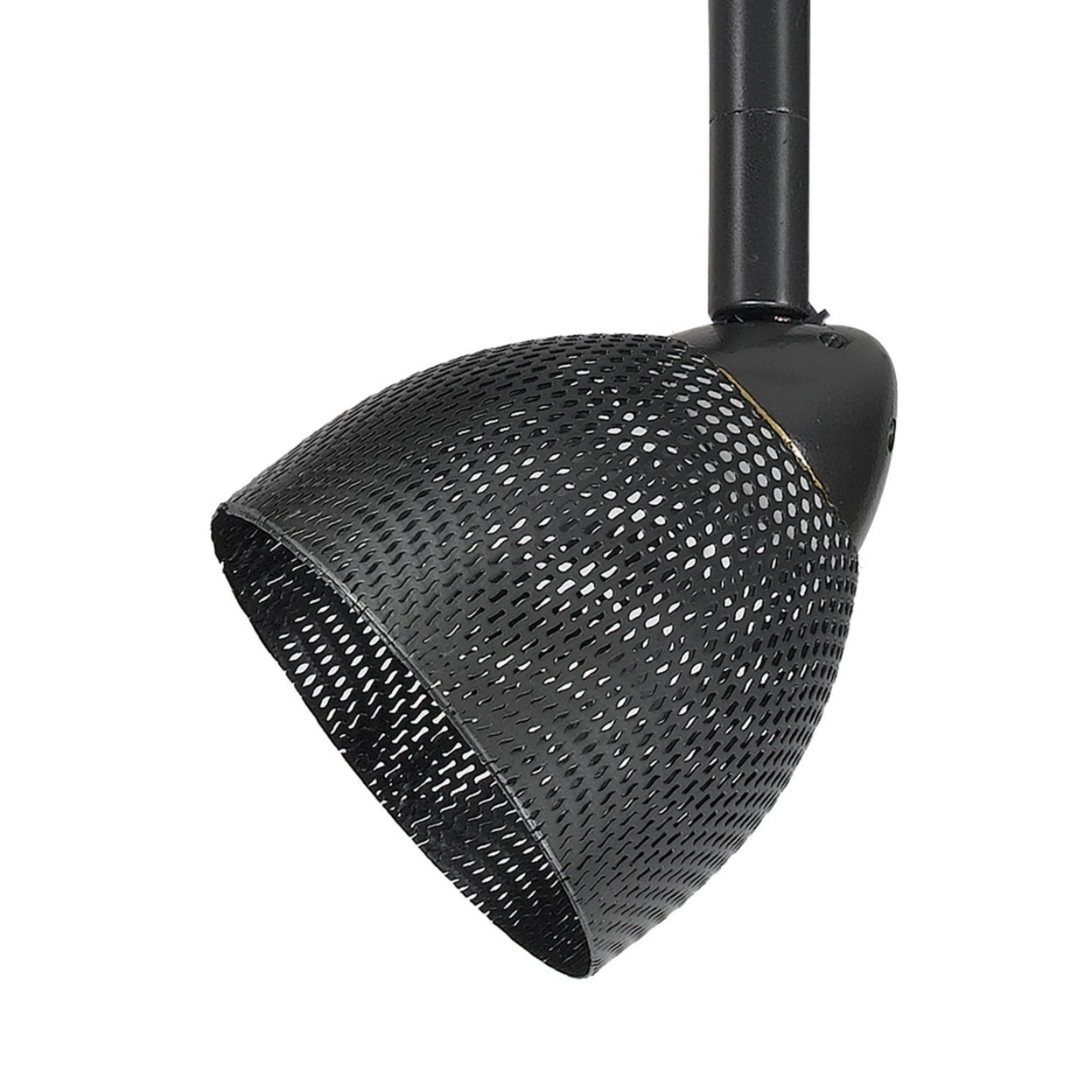 Round Metal Mesh Shade Track Light Head and Frame, Dark Bronze- Saltoro ...