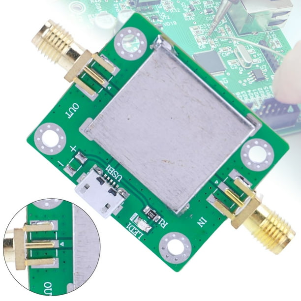 50M-6GHz LNA RF Power Amplifier with USB Power Supply Port and SMA ...