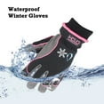 HANDLANDY Women's Insulated Work Gloves, Waterproof, Touch Screen, Winter Ski/Snowboard (L, Pink ...