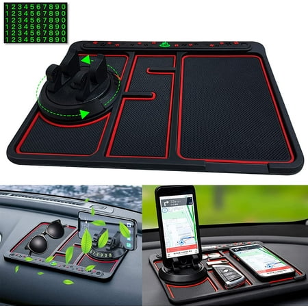 4 in 1 Anti-Slip Car Phone Mat Mat Car Phone Holder for Car Dashboard ...