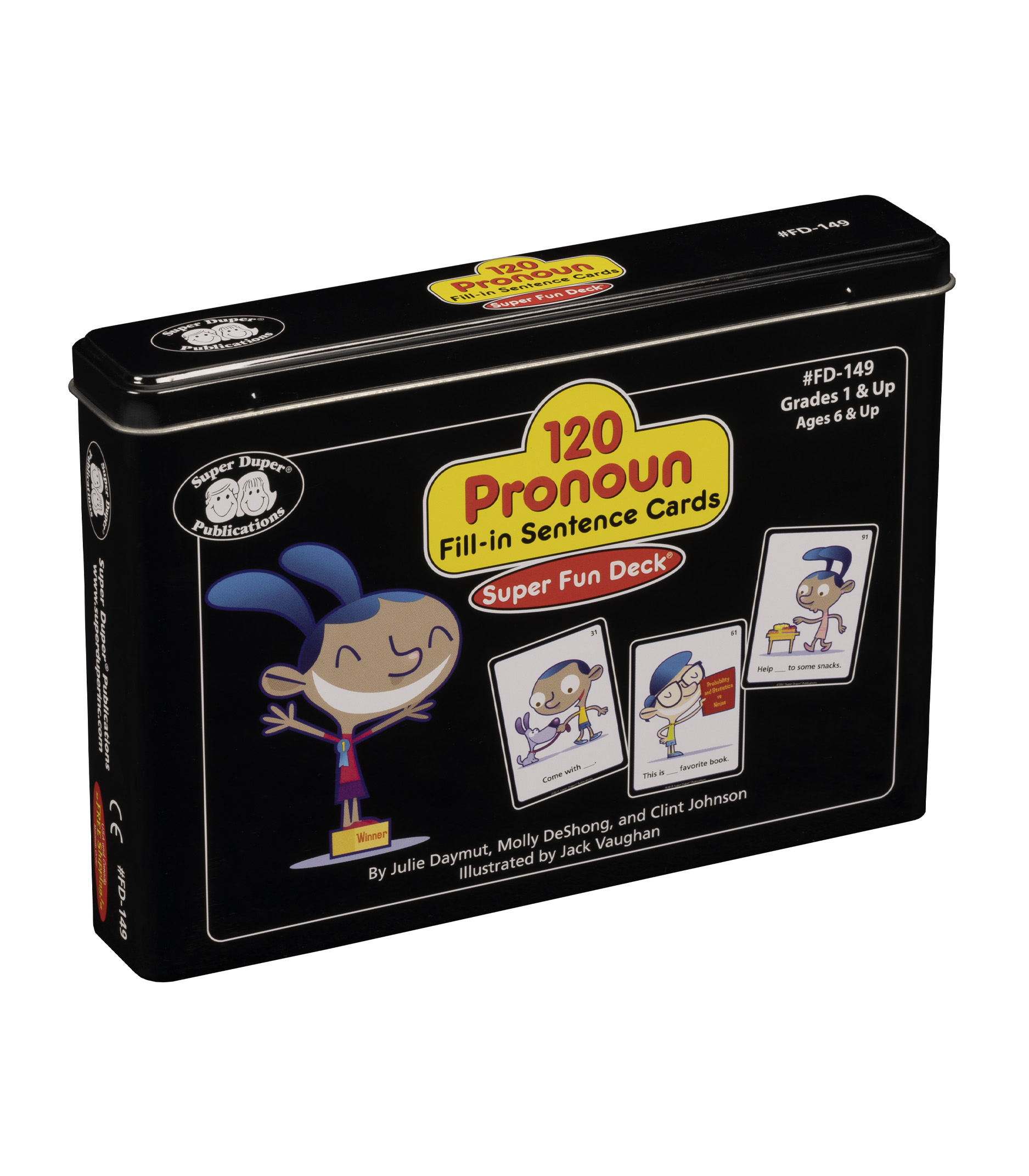 Super Duper Publications 120 Pronoun Fill in Sentence Fun Deck Flash Super Duper Publications 120 Pronoun Fill in Sentence Fun Deck Flash