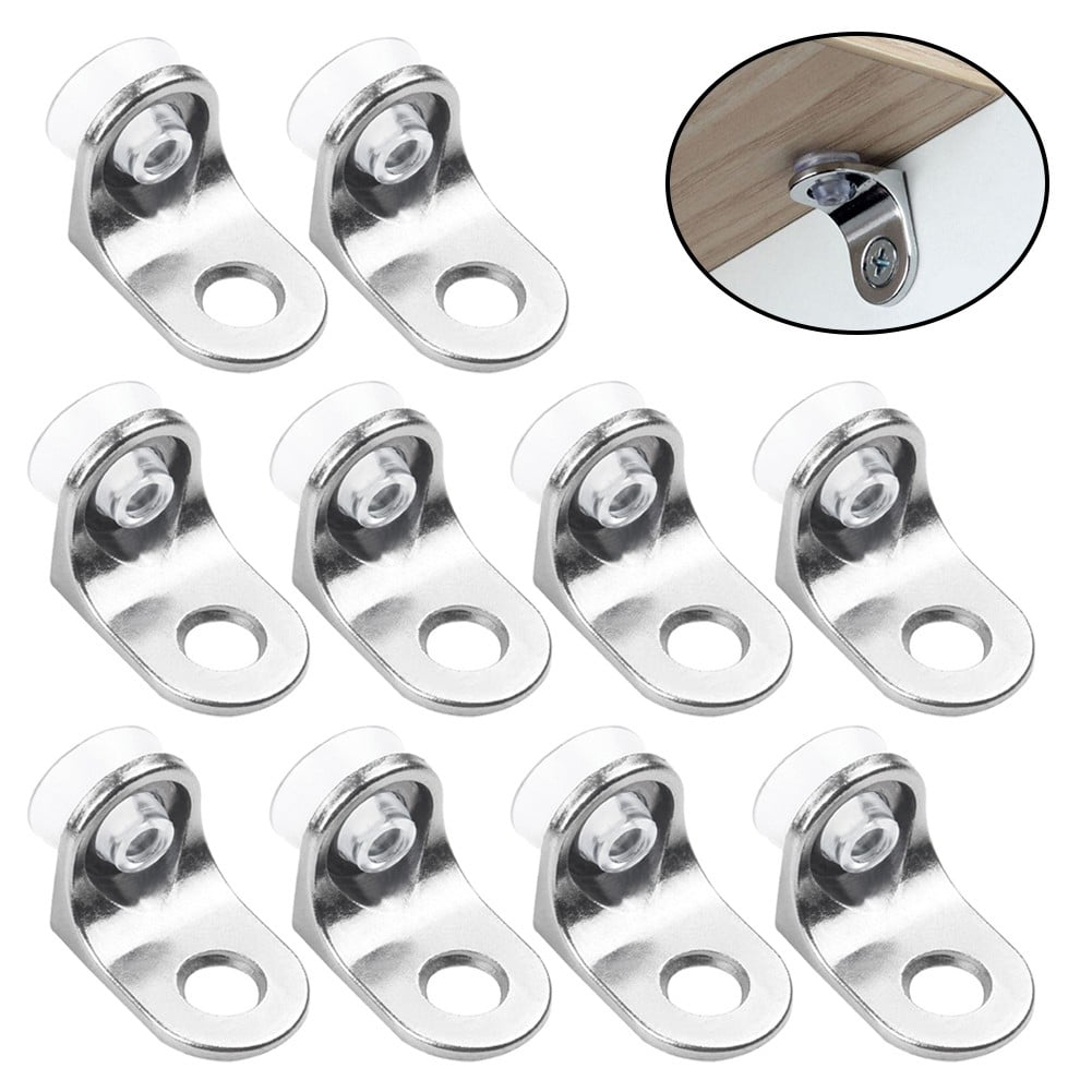 Gerich 10 Pcs Shelf Bracket Steel Studs Peg Wardrobes Closet Partition ...