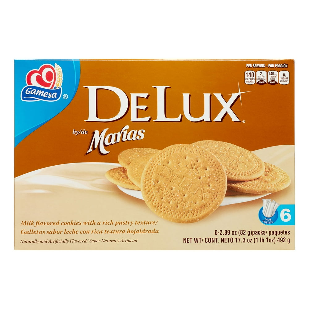 Gamesa Vanilla Deluxe Cookies, 2.89 Oz., 6 Count - Walmart.com ...