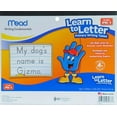 Mead Learn to Letter Primary Writing Tablet, 40 Sheets, Grades PK-1 ...