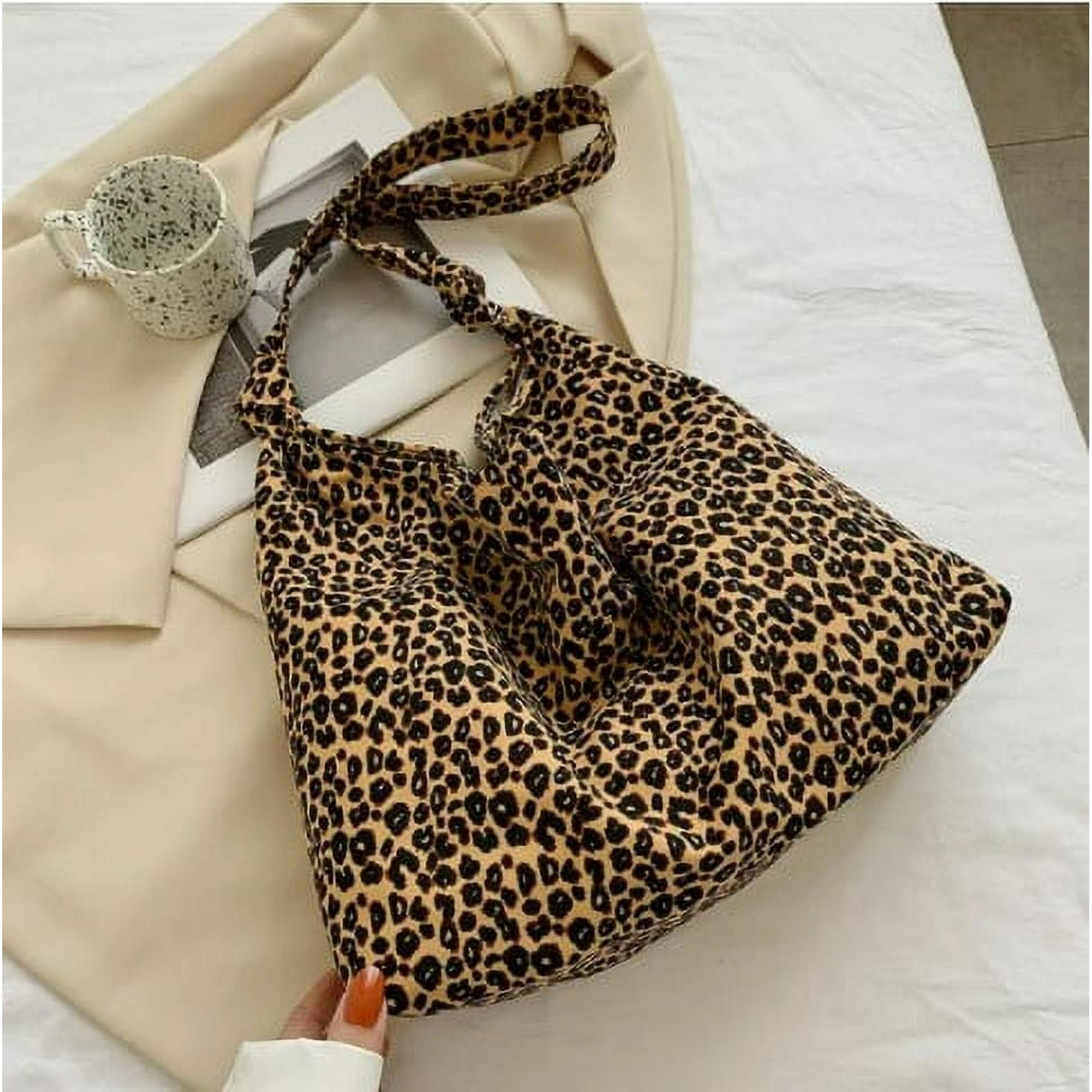 Click here for Generic Leopard Print Shoulder Bag Soft Large Hand... prices