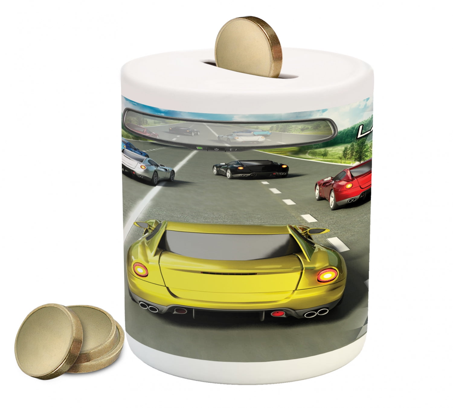 Cars Piggy Bank, Car Racing Speedyspired Illustration Need for Speed ...