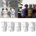 3D Dog Silicone Mold Crystal Epoxy Resin Mould Making Tools Handmade ...