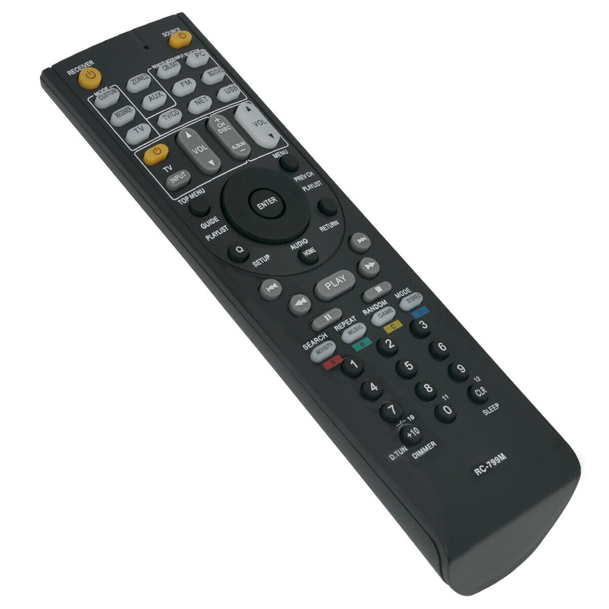 RC-799M Remote Replace for Onkyo AV Receiver HT-RC330 HT-S3500 HT-R391 HT-R548 - Walmart.com