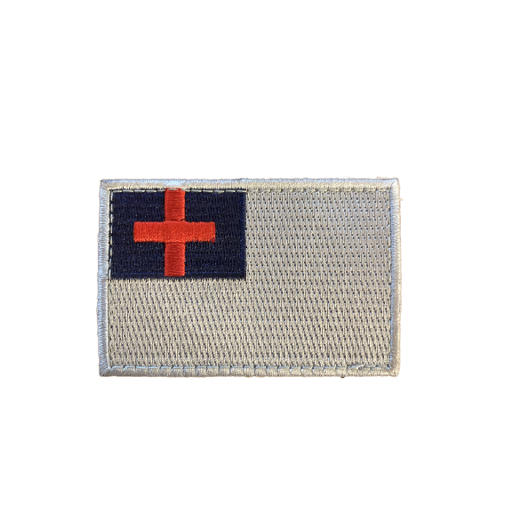 Christian Flag Embroidered with Hook & Loop Patch - Walmart.com ...