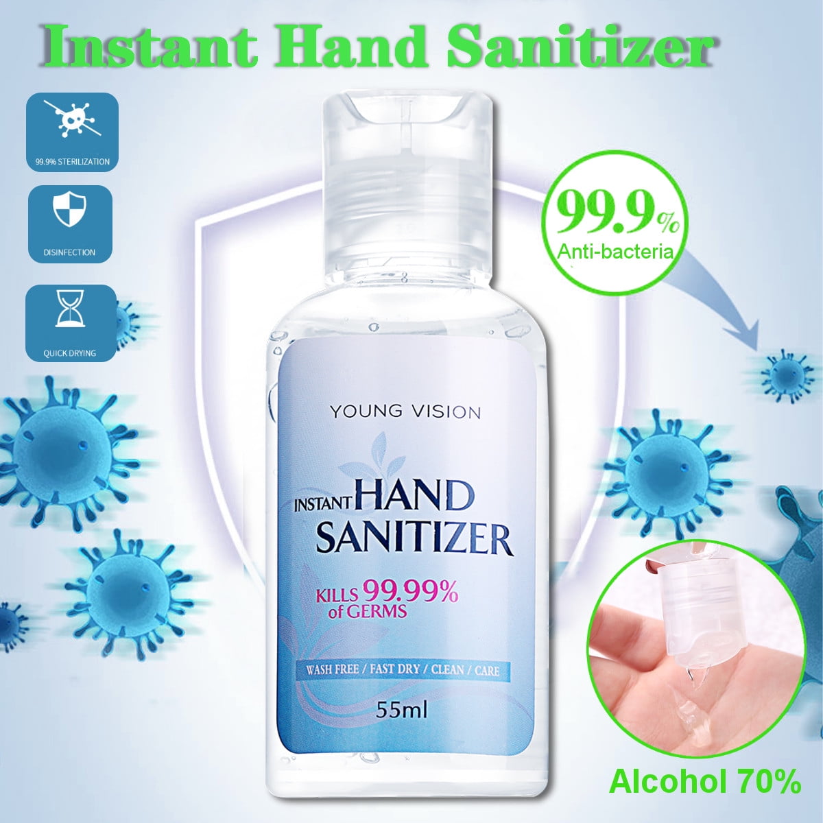 Click here for Generic 55ml 75 Alcohol Sterilization Gel Wash Fre... prices