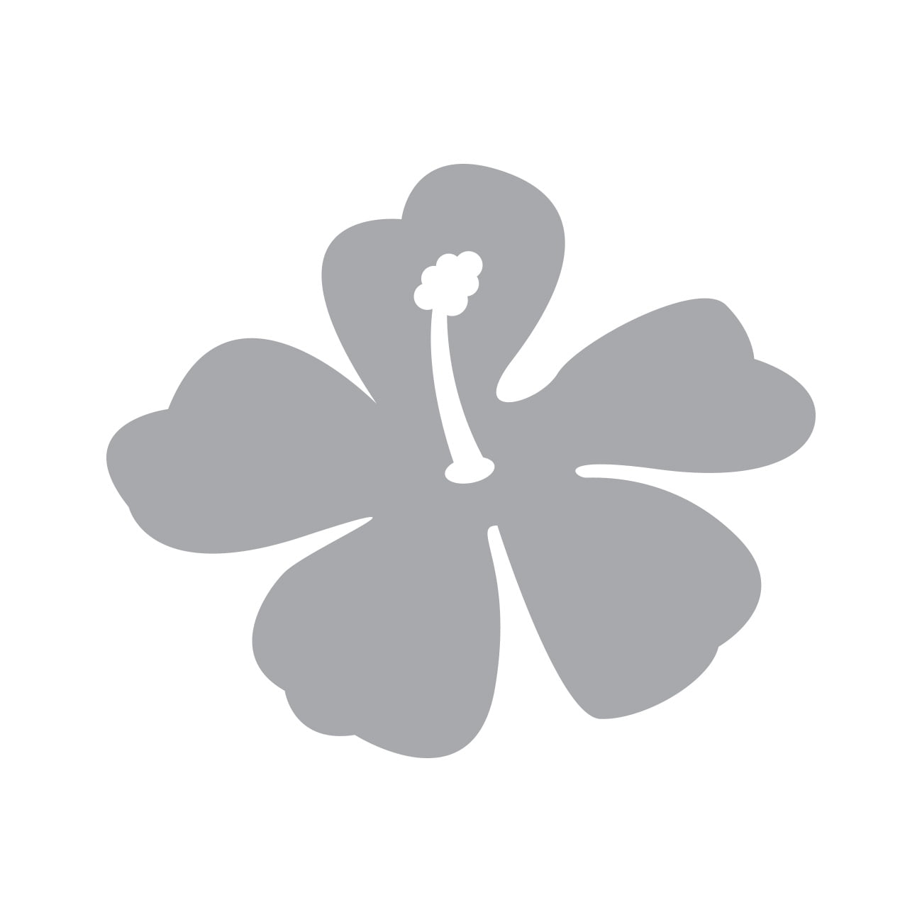 Hibiscus Flower Sticker Decal Die Cut - Self Adhesive Vinyl ...