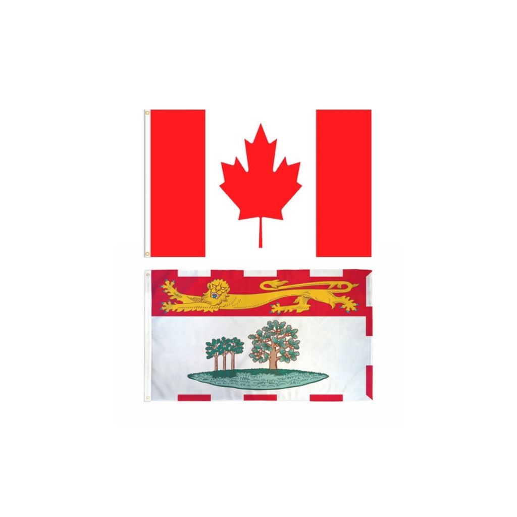 Click here for Canada & Prince Edward Island Pei Flag Set (2-Pack... prices