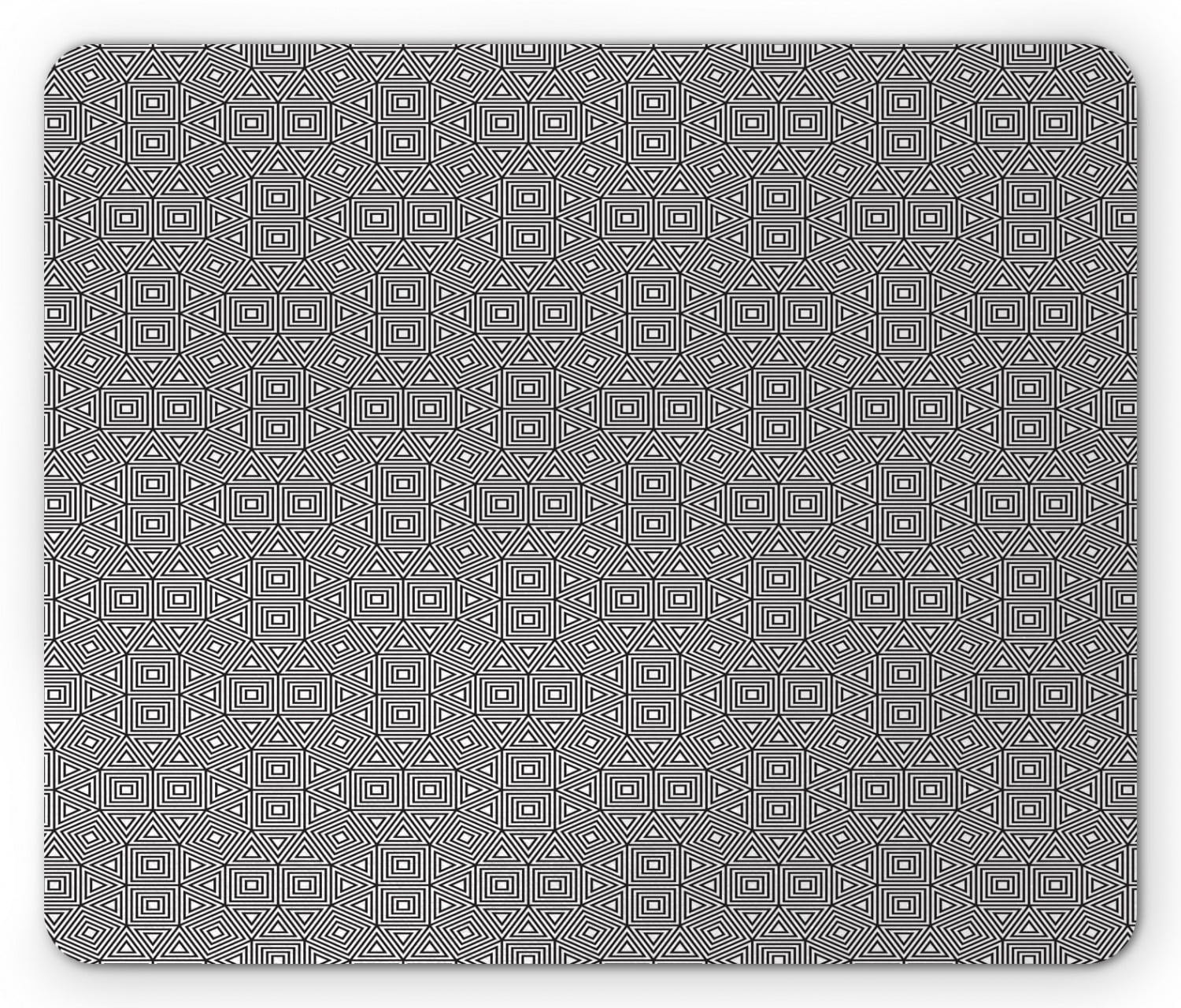 Crazy Art Mouse Pad, Grid Like Repeating Composition of Intricate ...
