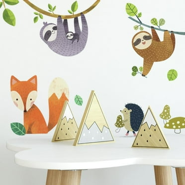 Bedtime Originals Woodland Friends Forest Animals with Tree Wall Decals ...