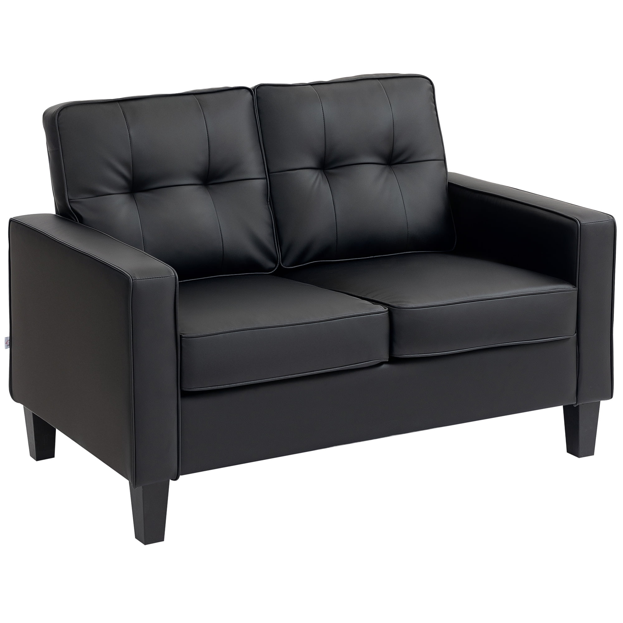 Click here for Homcom 51 Pu Leather Loveseat With Armrests And Tu... prices