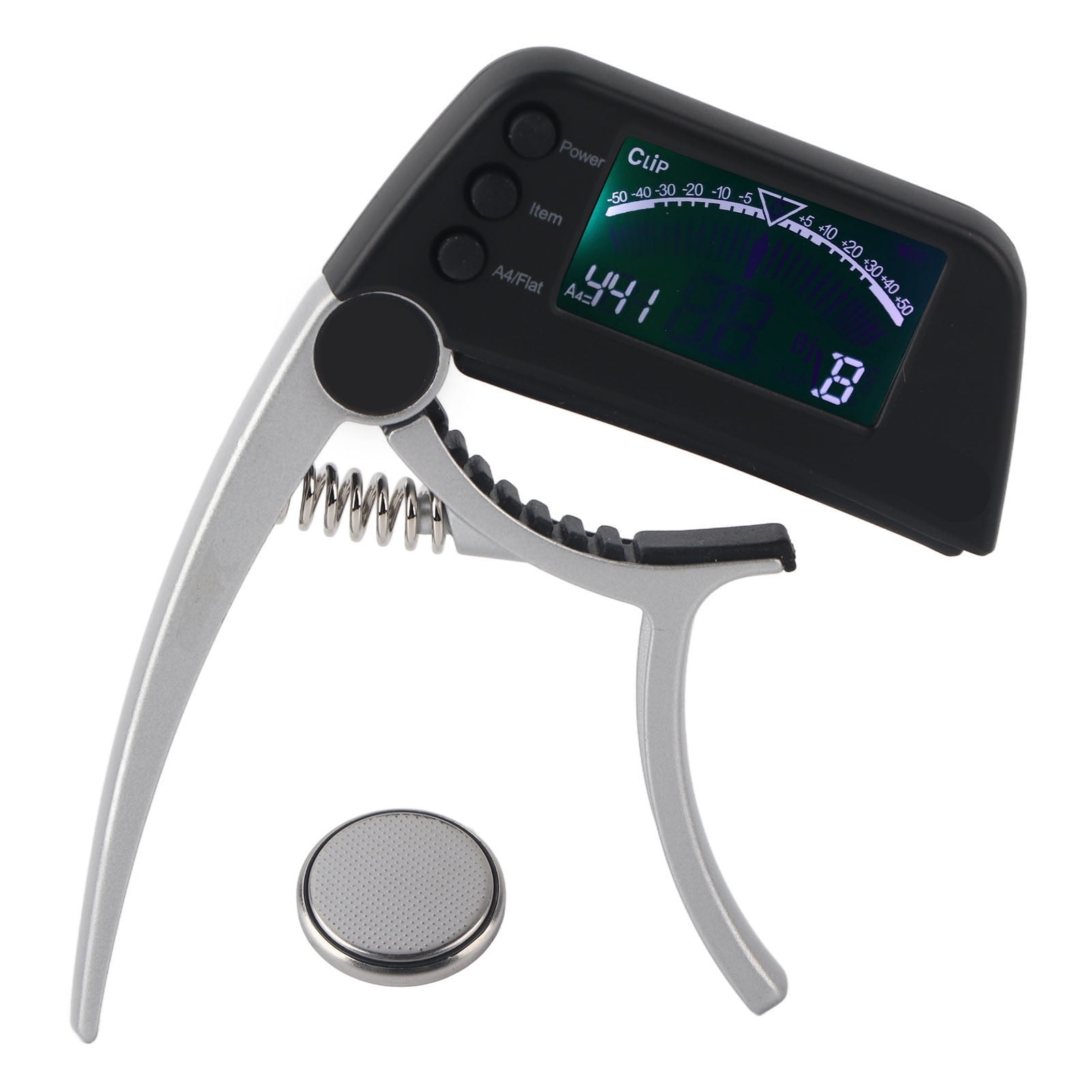 Click here for Dewin Guitar Capo Tuner Zinc Alloy Abs 2 In 1 Clip... prices