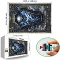 500-Piece Adult Wood Jigsaw Puzzle, Gothic Tarot Death Card Art ...