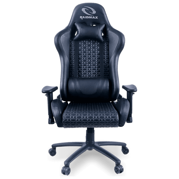 Silla Gamer RAIDMAX DRAKON DK811 Ergonomica Reclinable Cuero Sintetico Negro DK811BK | Walmart ...