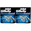 Gillette Trac II Non-Pivot Chrome Razor Handle with Twin Blades ...
